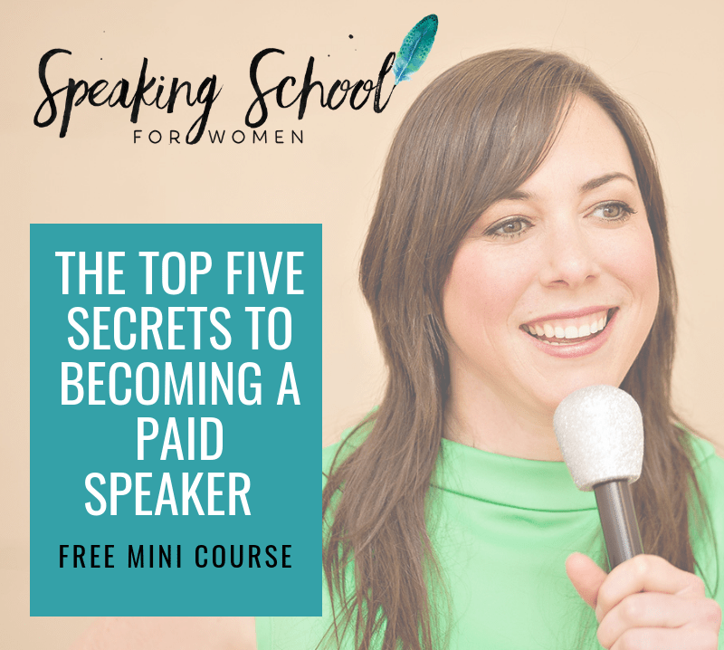The Five Secrets to Becoming a Paid Speaker Mini Course – Speaker ...